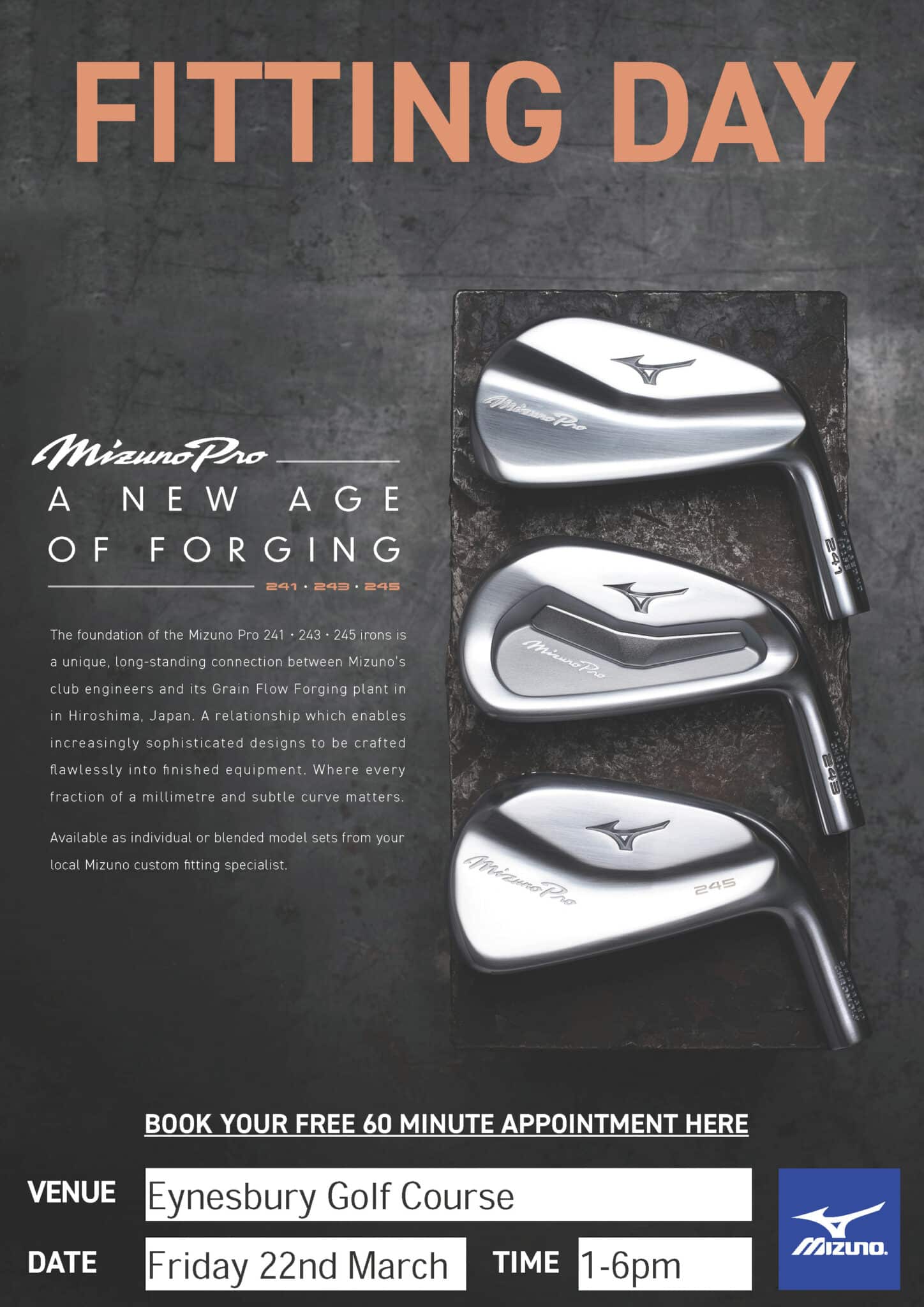 Mizuno Pro 24 Fitting Day - Eynesbury Golf